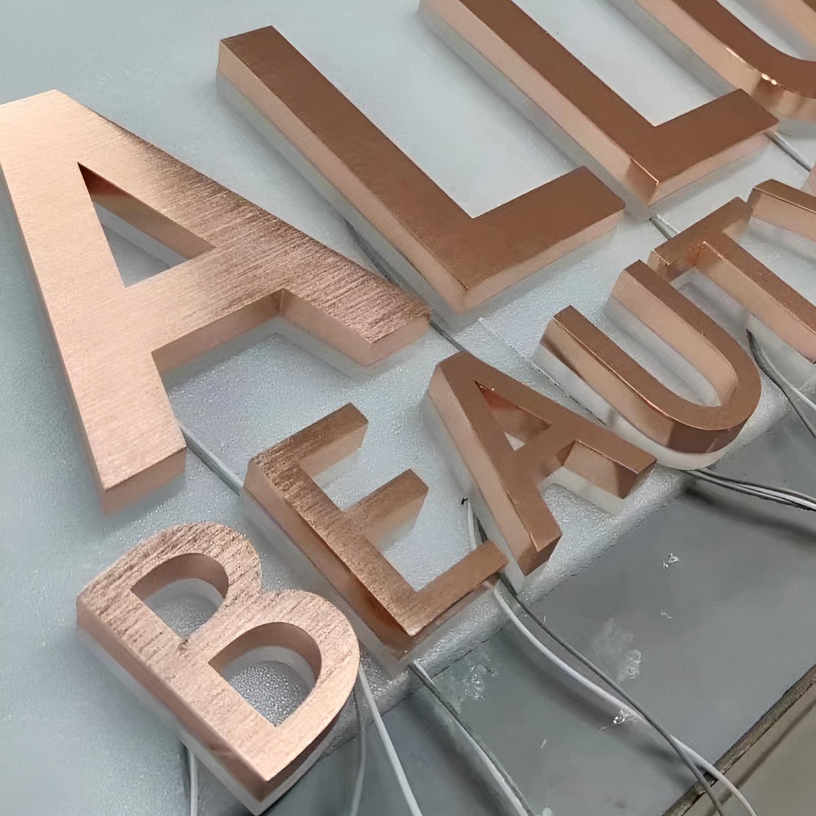 Custom Backlit Sign, Metal Logo Sign, 3D Logo Backlit Letters for ...
