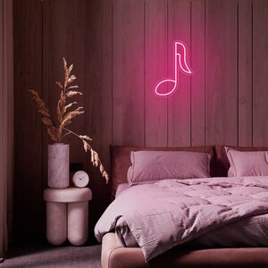 Mini Music Note Neon Sign/custom Neon Sign/neon Sign/cute Neon Sign ...