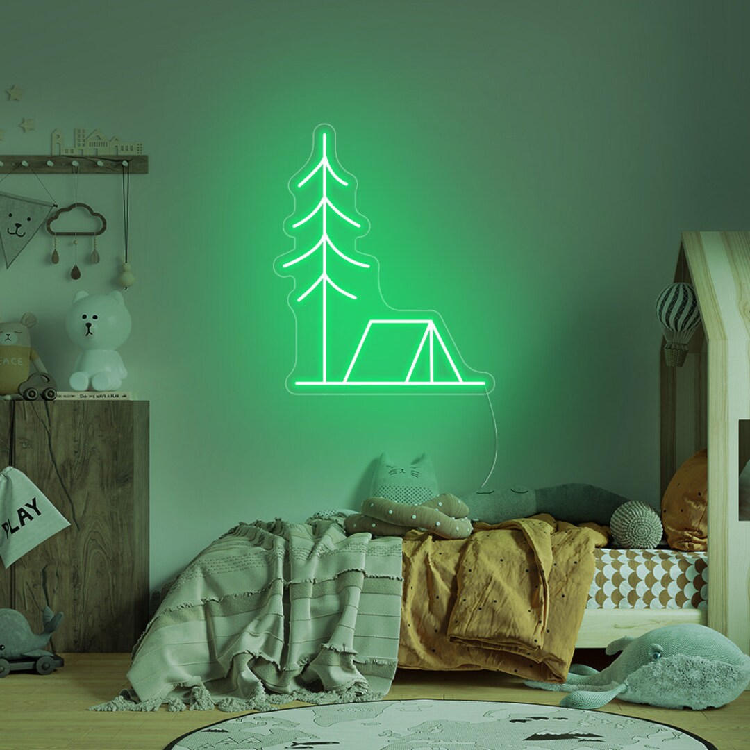 Treehouse Neon Sign Custom Neon Sign Cute Neon Sign Yard Neon Sign Wall ...