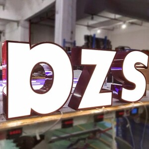 Steel Acrylic Light Box Letter Sign, Outdoor Advertising Brand ...