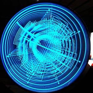 Infinity Mirror LED Light Box, 3D Printed Logo Mirror Reflection ...
