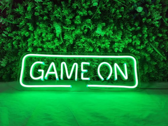 Custom Game on Neon Sign Led Neon Light Sign Personalized | Etsy