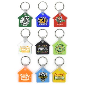 Custom Soft Plastic Keychain, Personalized PVC Keychain, Vintage Motel ...