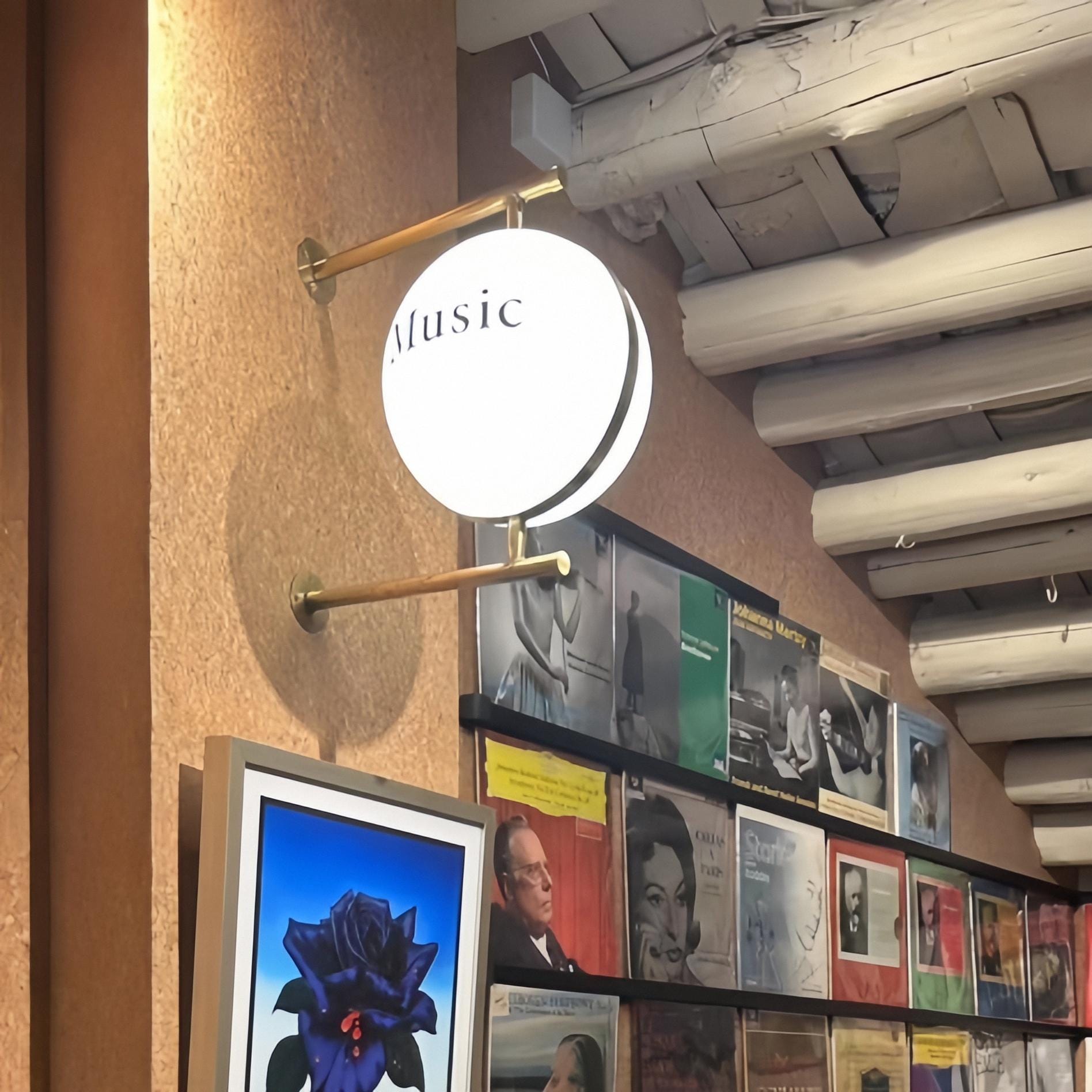 Custom Outdoor Wall Mounted Store Sign, Round Shop Double Side Light ...