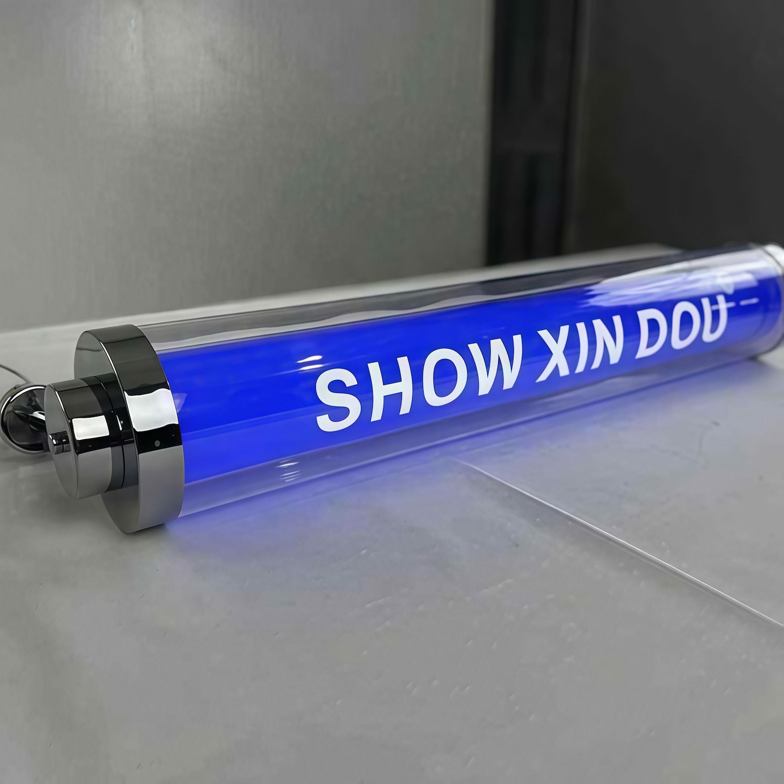 Custom Coffee Bar Sign, Acrylic Wall Art Led Light, Round Tube Light ...