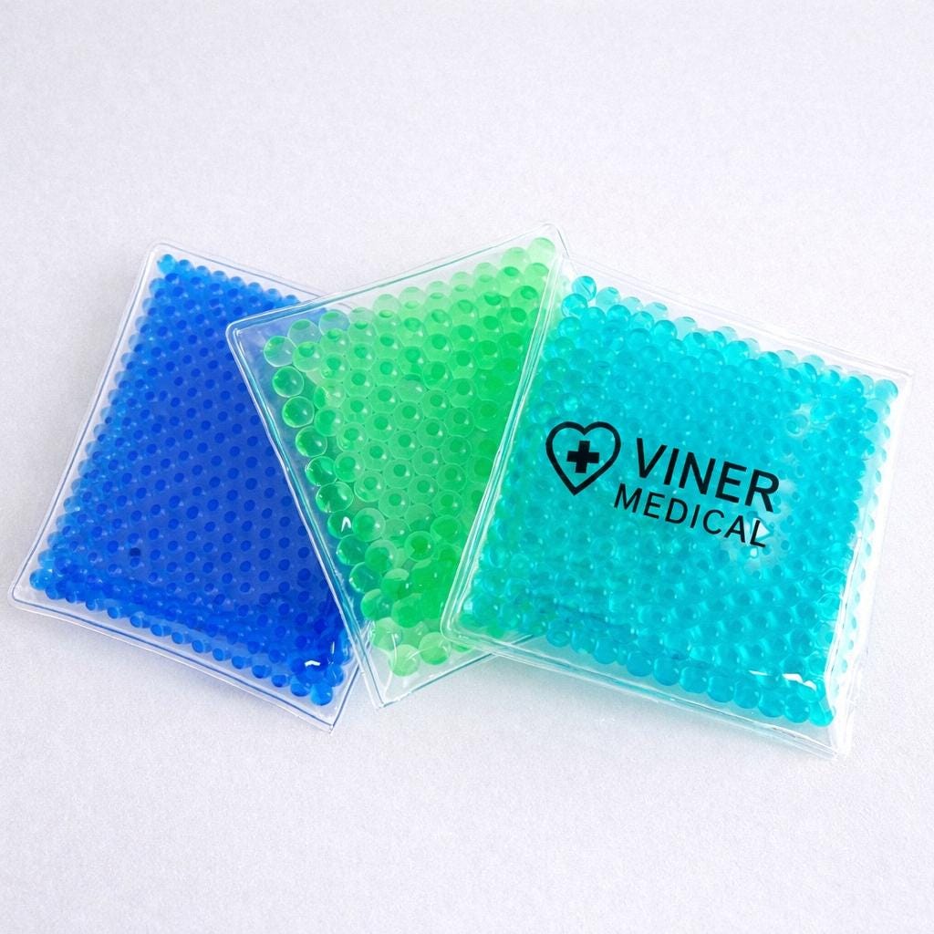 Personalized Round Ice Pack for Kids, Cute Gel Bead Hot Cold Pack ...