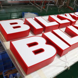 Steel Acrylic Light Box Letter Sign, Outdoor Advertising Brand ...