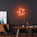 Hi Neon Sign Custom Neon Sign Led Neon Light Sign Home - Etsy