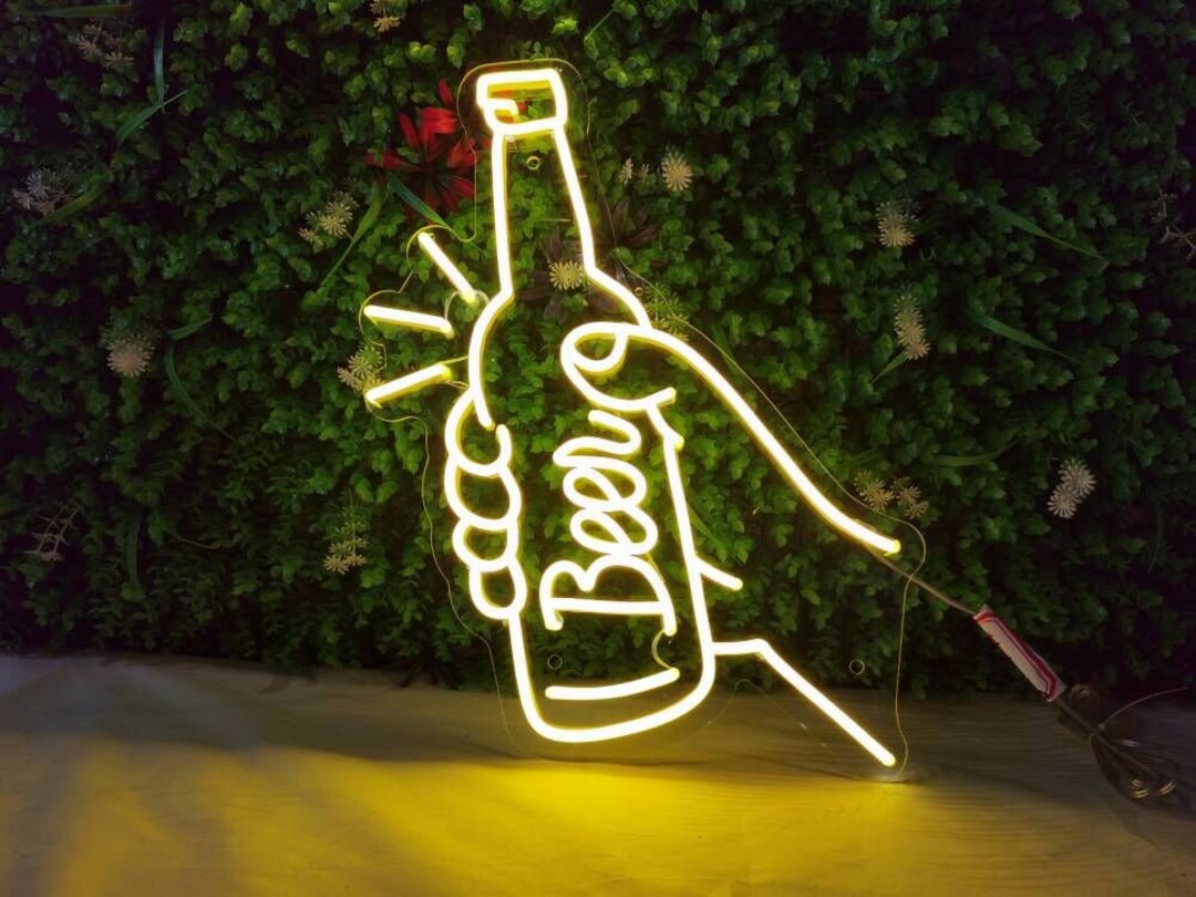 Custom Beer Neon Sign, Custom Led Neon Light Sign, Personalized Gift ...