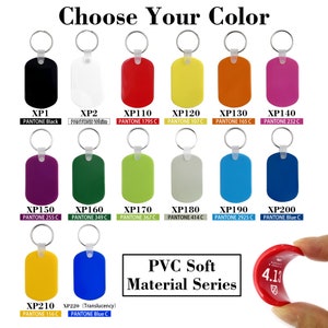 100pcs Personalized PVC Keychains, Custom Motel Hotel Key Tags, Printed ...