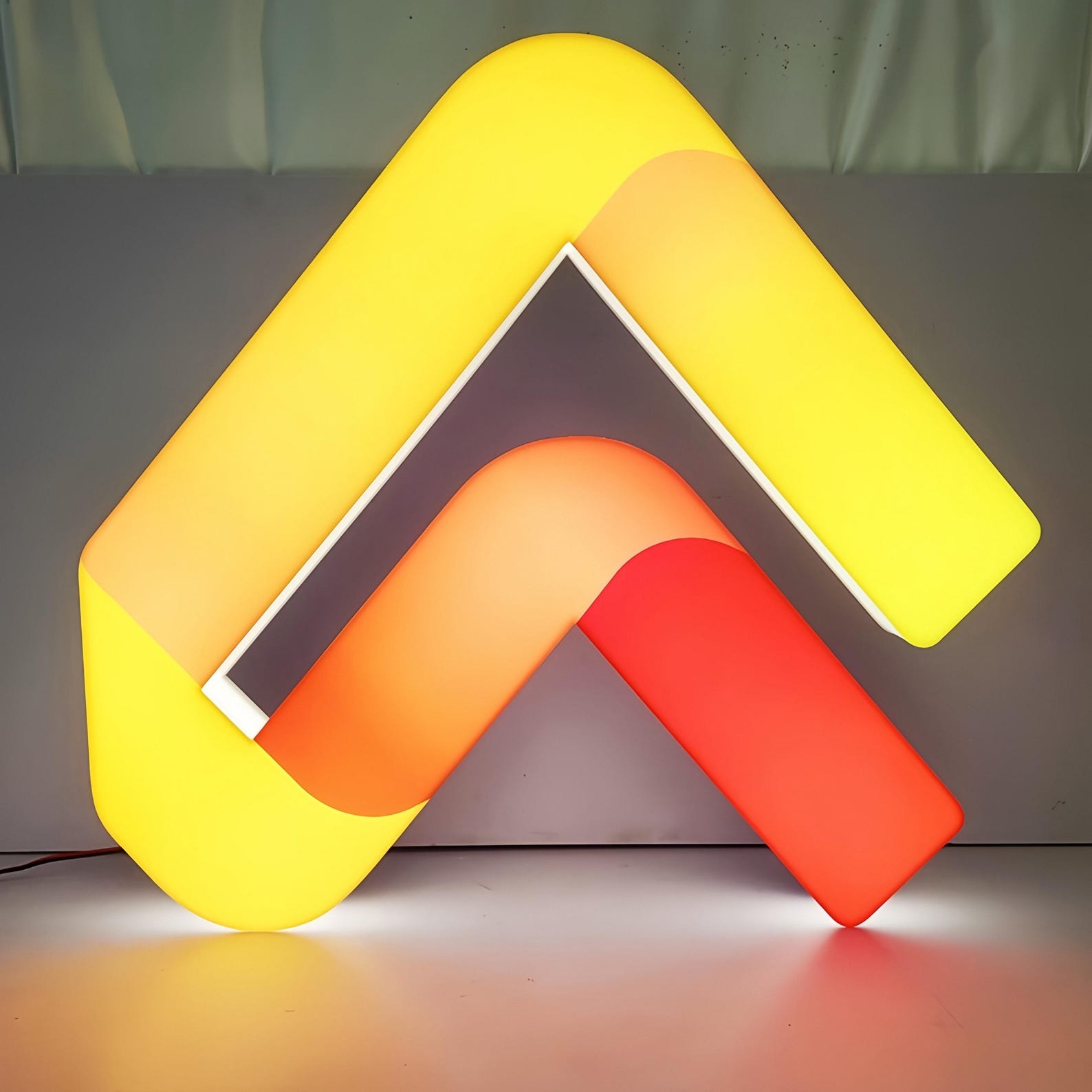 Custom Full Lit Acrylic Letter Sign, Personalized Front and Backlit LED ...