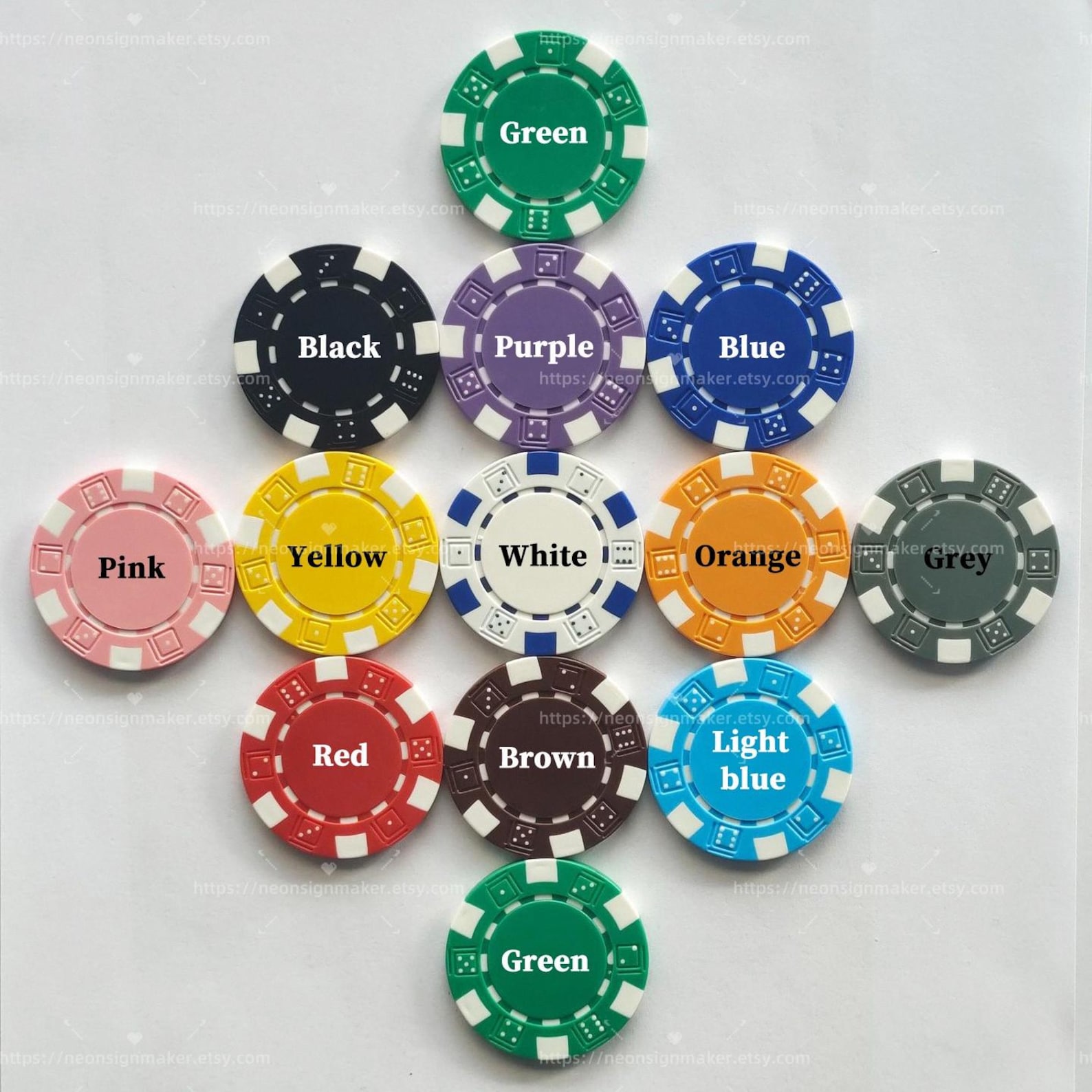 Custom Token Chips for Board Games, Poker, Personalized Gift for Gamers ...