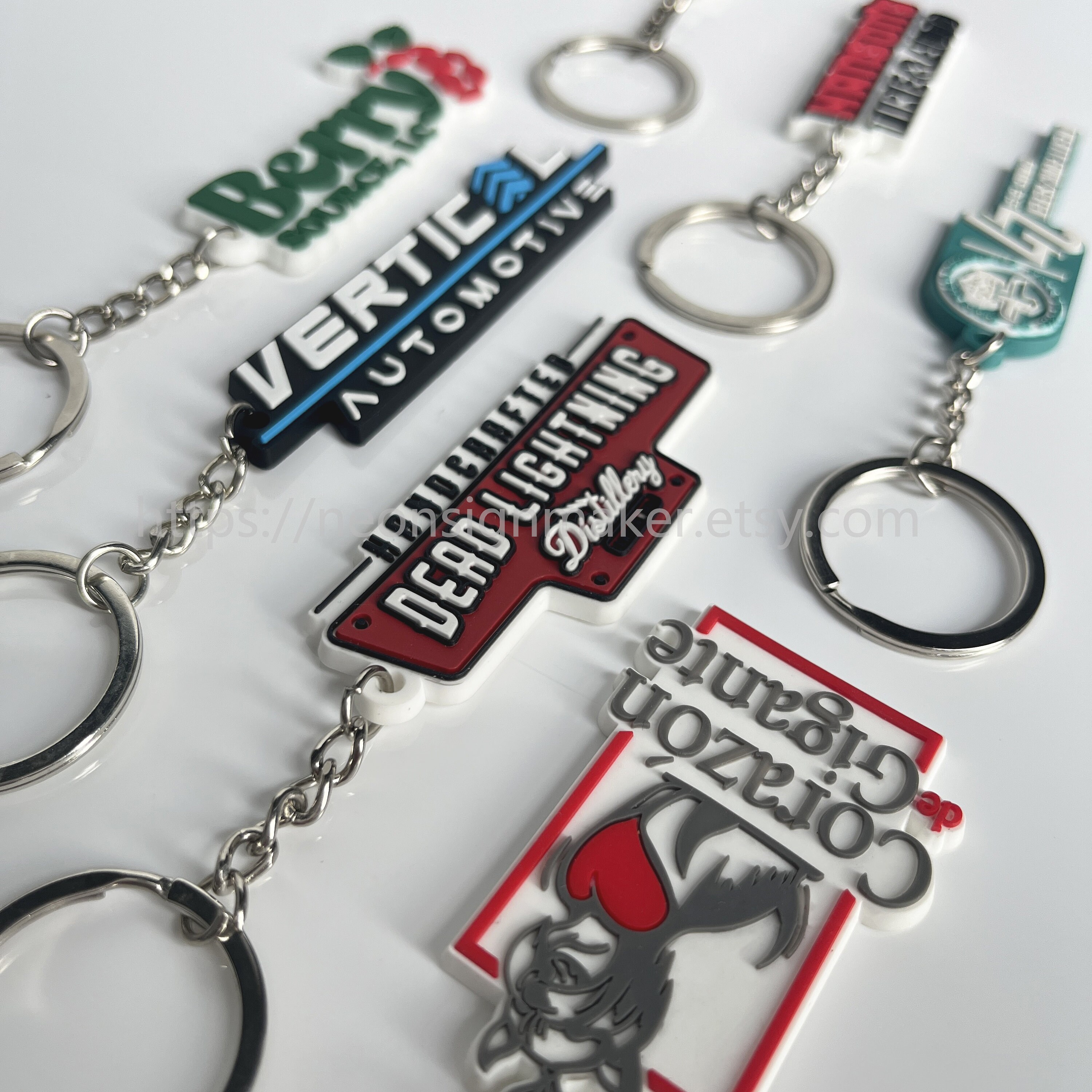 Custom 2D/3D PVC Rubber Keychain, Personalized Soft PVC Keychain ...