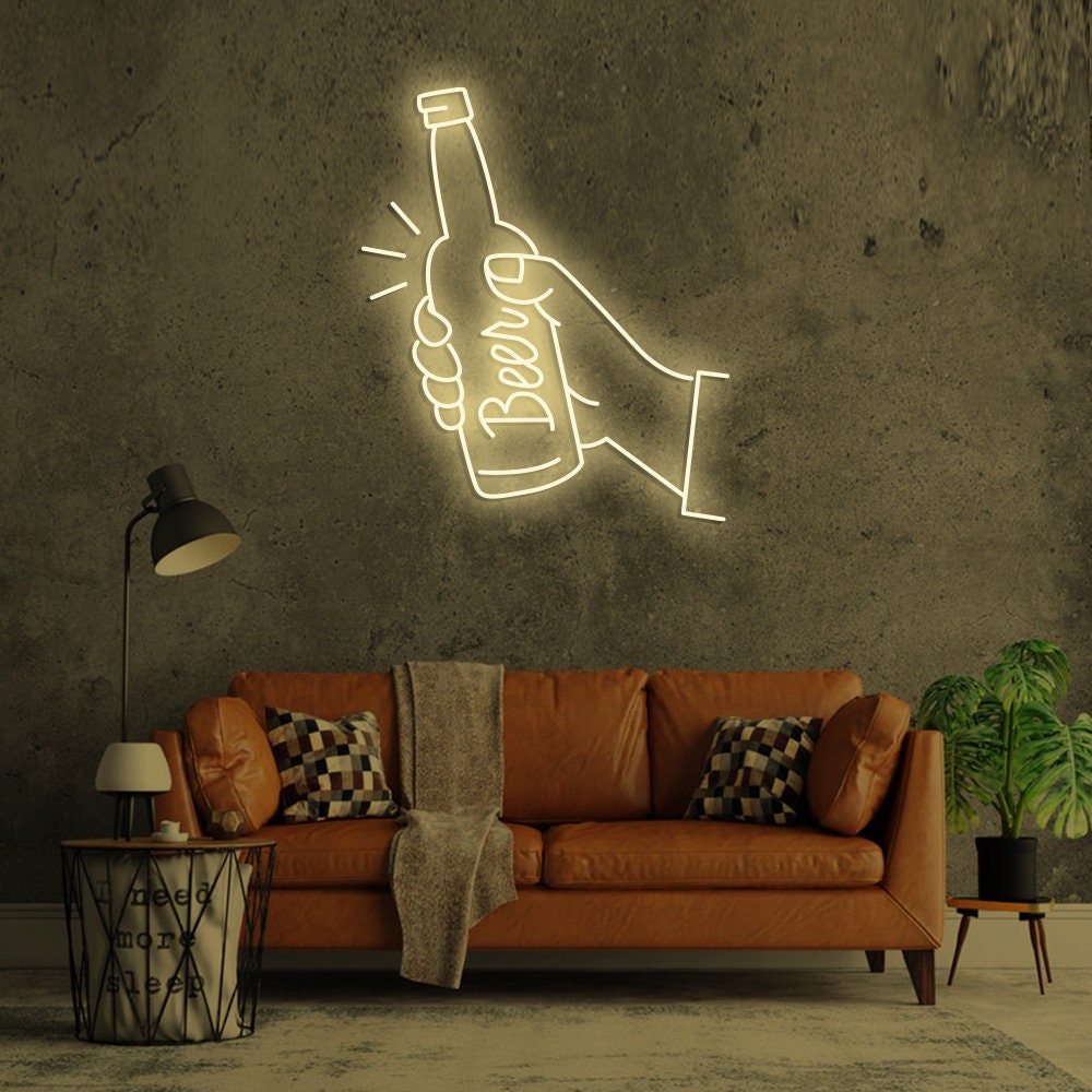Custom Beer Neon Sign, Custom Led Neon Light Sign, Personalized Gift ...