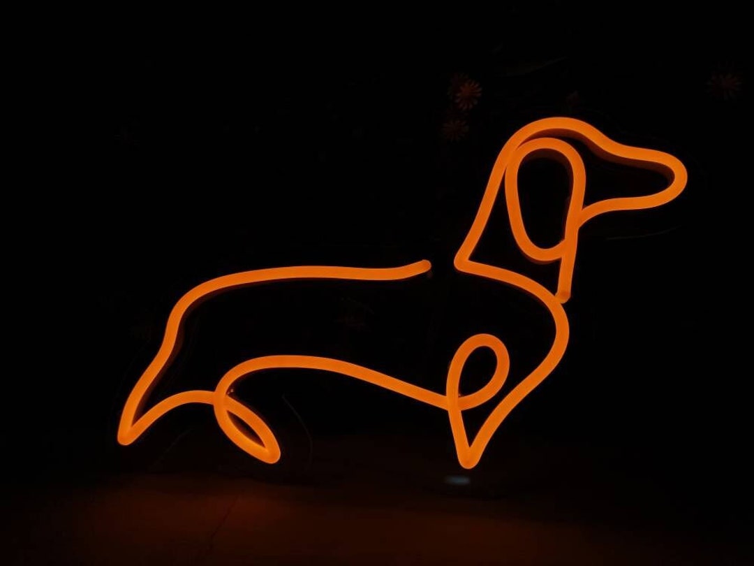 Custom Dog Neon Sign, Custom Led Neon Light Sign, Personalized Gift ...