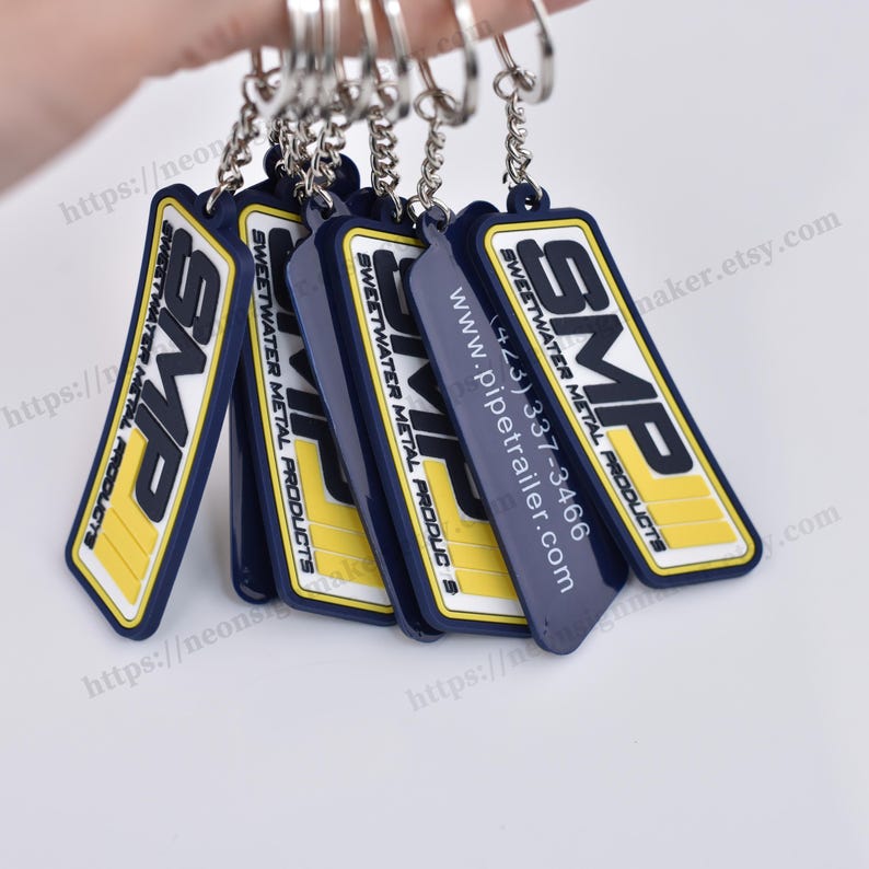 Custom Die Cut Solf PVC Keychains, 2D/3D Personalized Keychains With ...