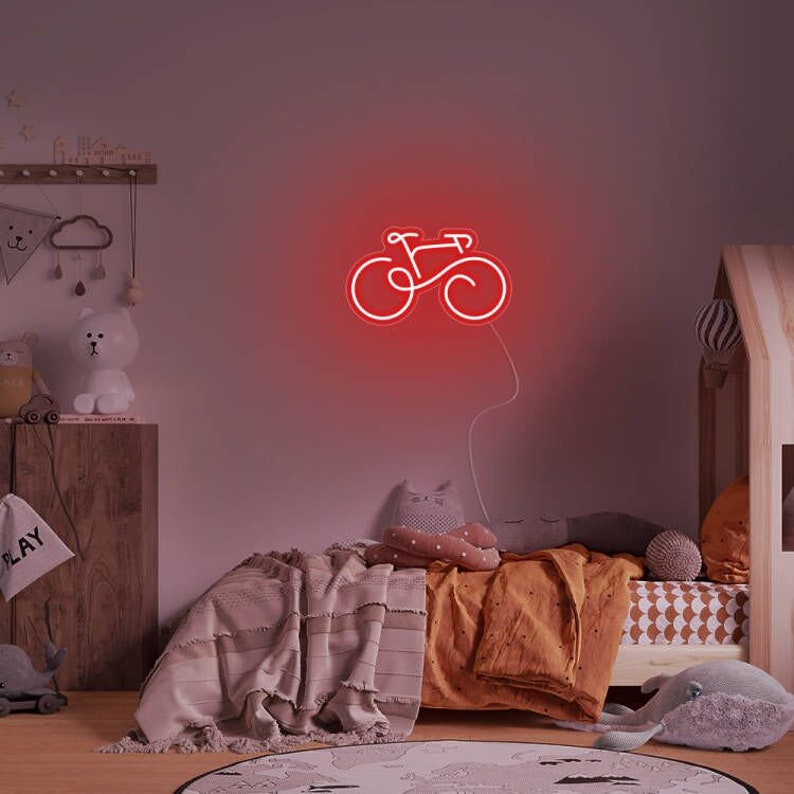 Mini the Bicycle Neon Sign Custom Neon Sign Led Neon Light - Etsy