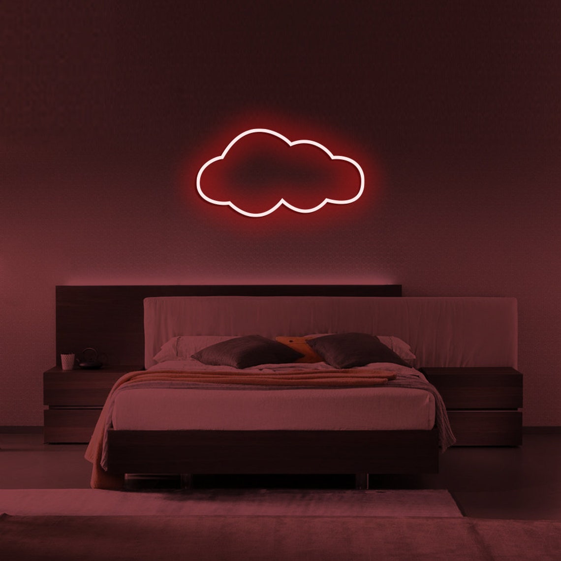Cloud Neon Sign Custom Home Neon Sign Bedroom Neon Light Sign | Etsy