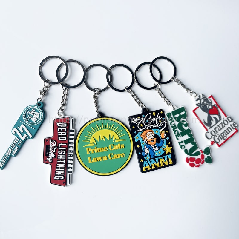 Personalized Rubber Keychains - Etsy