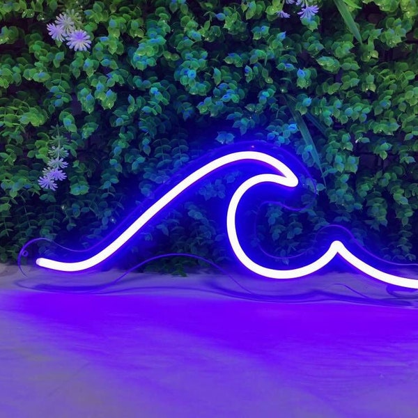Led Wave Neon Light - Etsy
