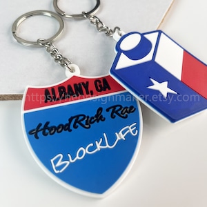 Custom 2D/3D PVC Rubber Keychain, Personalized Soft PVC Keychain ...