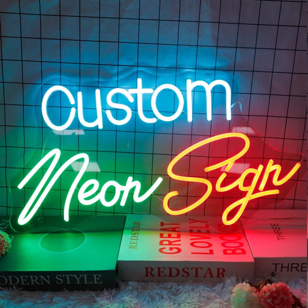 Neon Sign RGB Color Changing Neon Sign Custom Neon Sign Wall Decor Neon ...