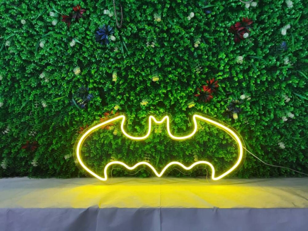 Custom Bat Neon Sign Halloween Neon Sign Custom Neon Sign Bedroom Neon ...