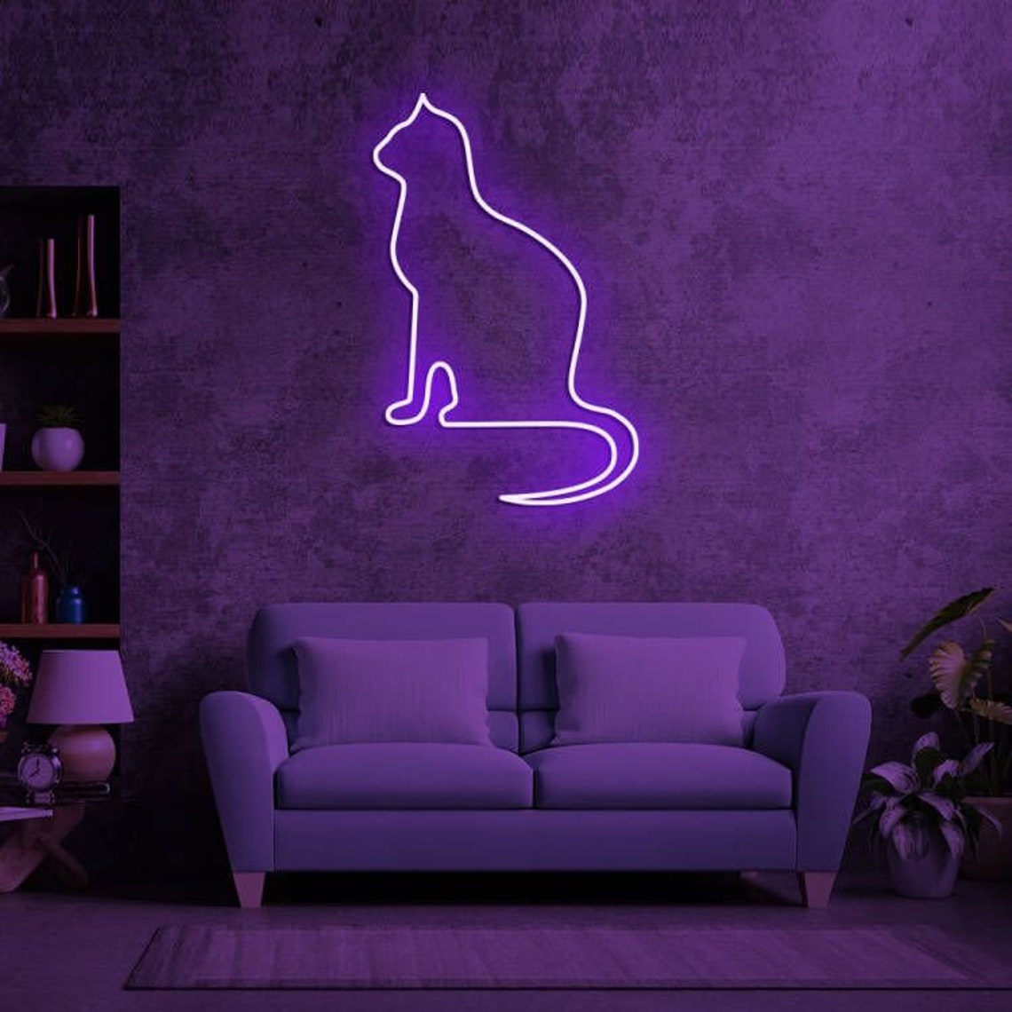 Cat Neon Sign Custom Neon Sign Led Neon Light Sign Wall Decor - Etsy