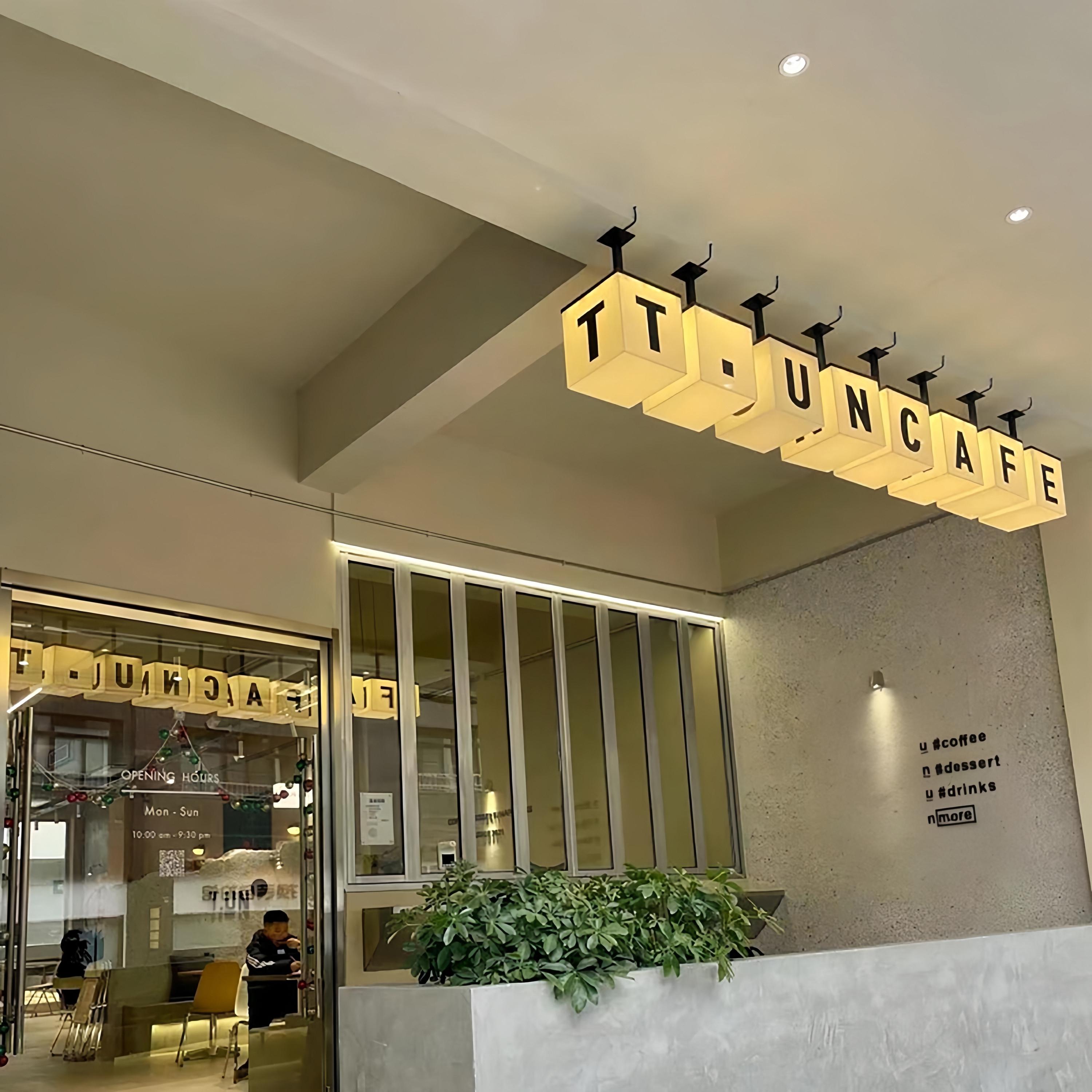 Creative Custom Store Outdoor Billboard Hanging LED Acrylic Light Box ...