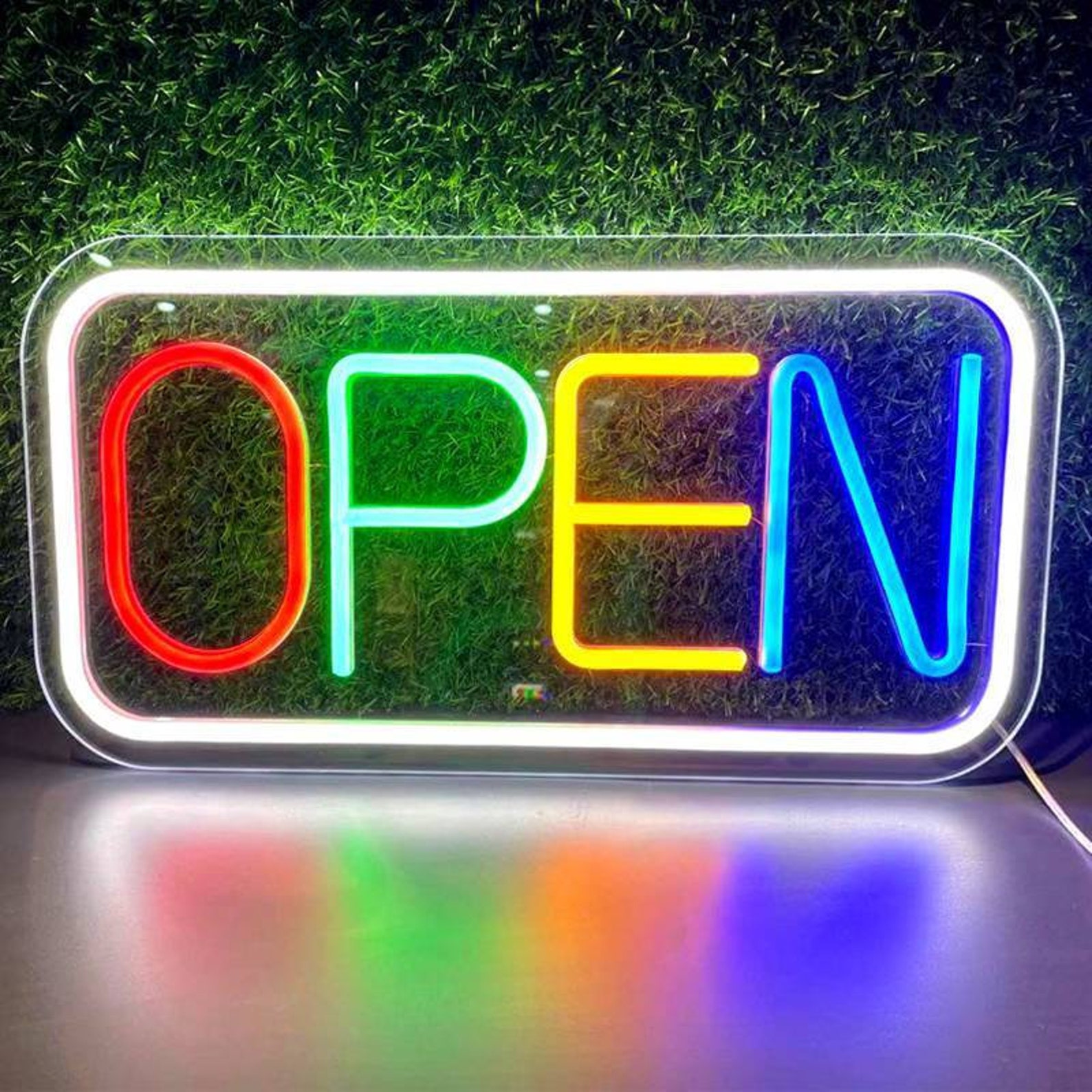 Open Neon Sign Custom Door Hanging Wall Mounted LED Flex Neon - Etsy