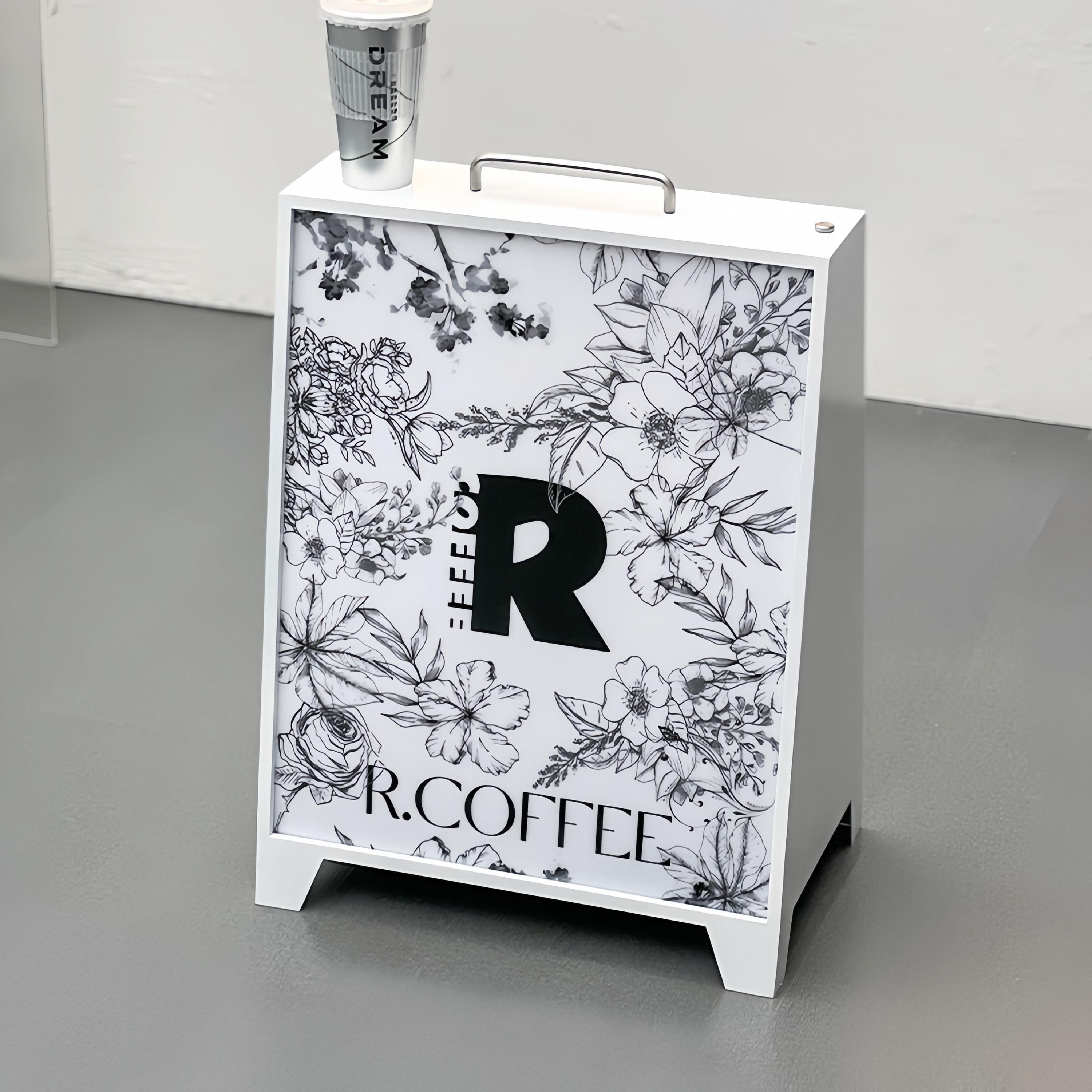 Custom Floor Standing Portable Light Box, Illuminated Advertising ...