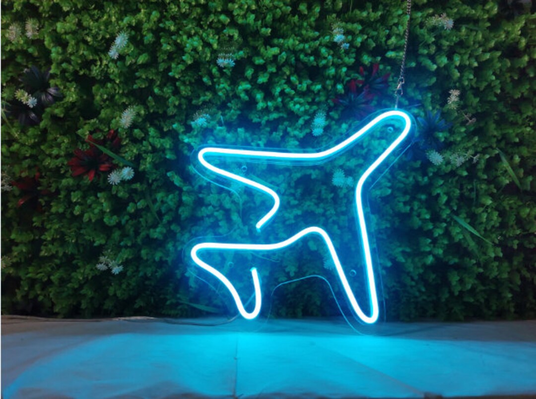 Mini the Plane Neon Sign Custom Neon Sign Led Neon Light Sign - Etsy
