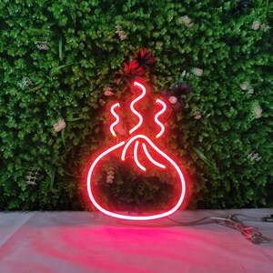 Mini Dumplings Neon Sign/custom Neon Sign/neon Sign/cute Neon Sign ...