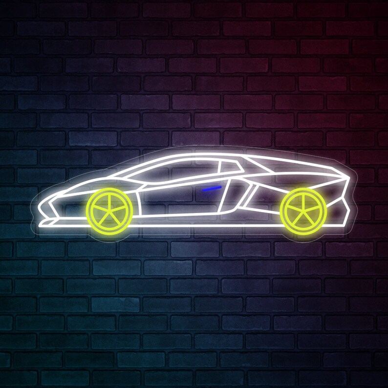 Custom Car Neon Sign Custom Led Neon Light Sign Personalized | Etsy