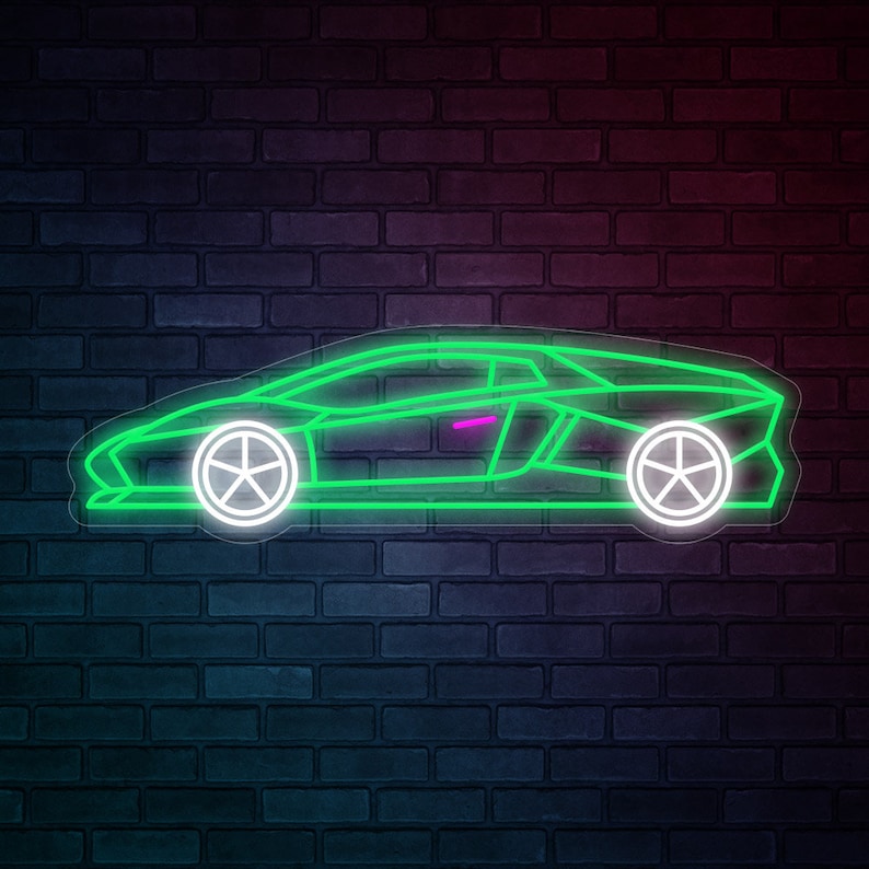 Custom Car Neon Sign, Custom Led Neon Light Sign, Personalized Gift ...