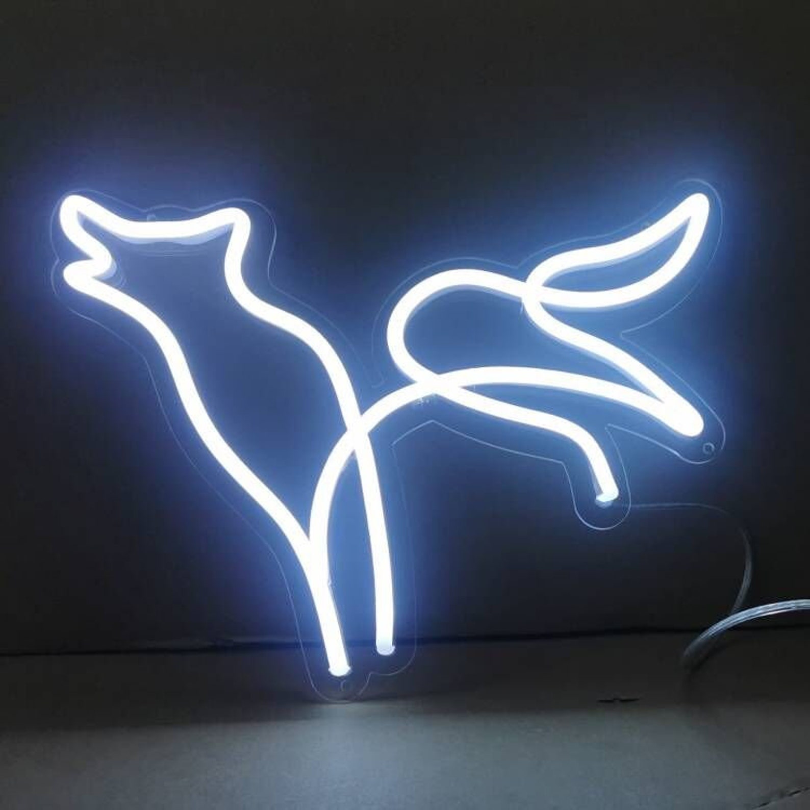 Mini Wolf Neon Sign Custom Neon Sign Led Neon Light Sign Wall - Etsy