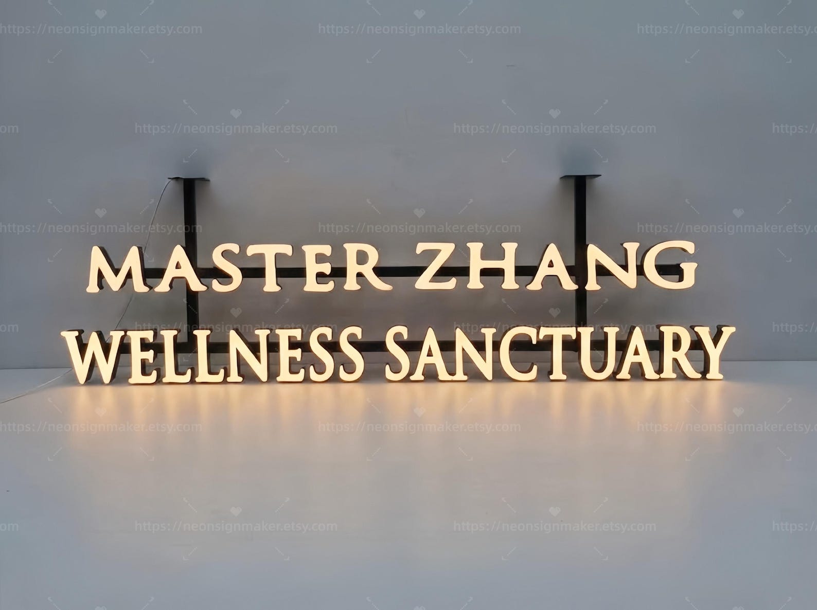 Custom LED Hanging Illuminated Logo Signs, Personalized 3D Channel ...
