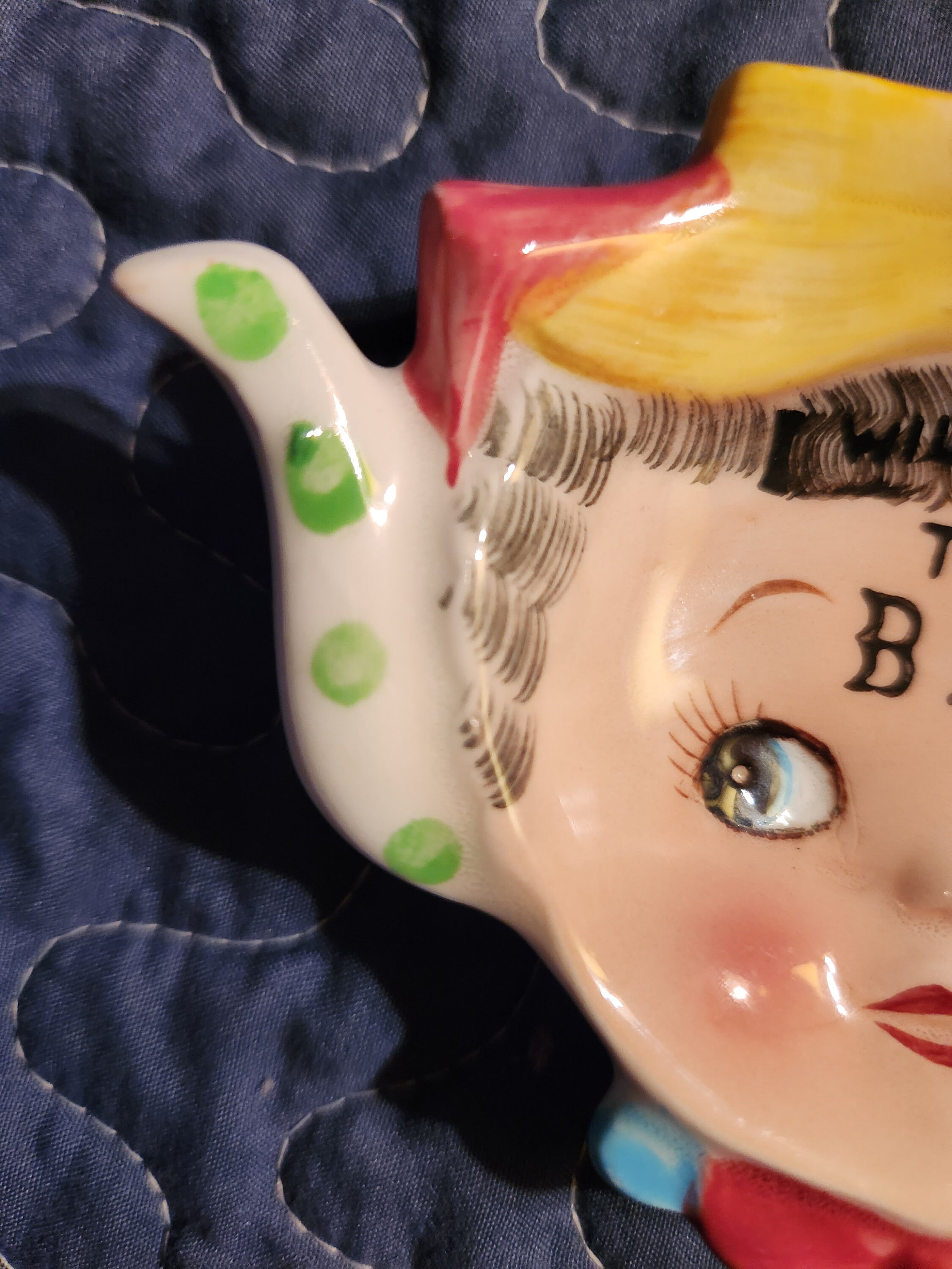 Lefton Miss Dainty Tea Bag Holder HTF - Etsy