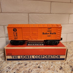 Vintage Lionel Electric Trains Box Car 6034 - Etsy