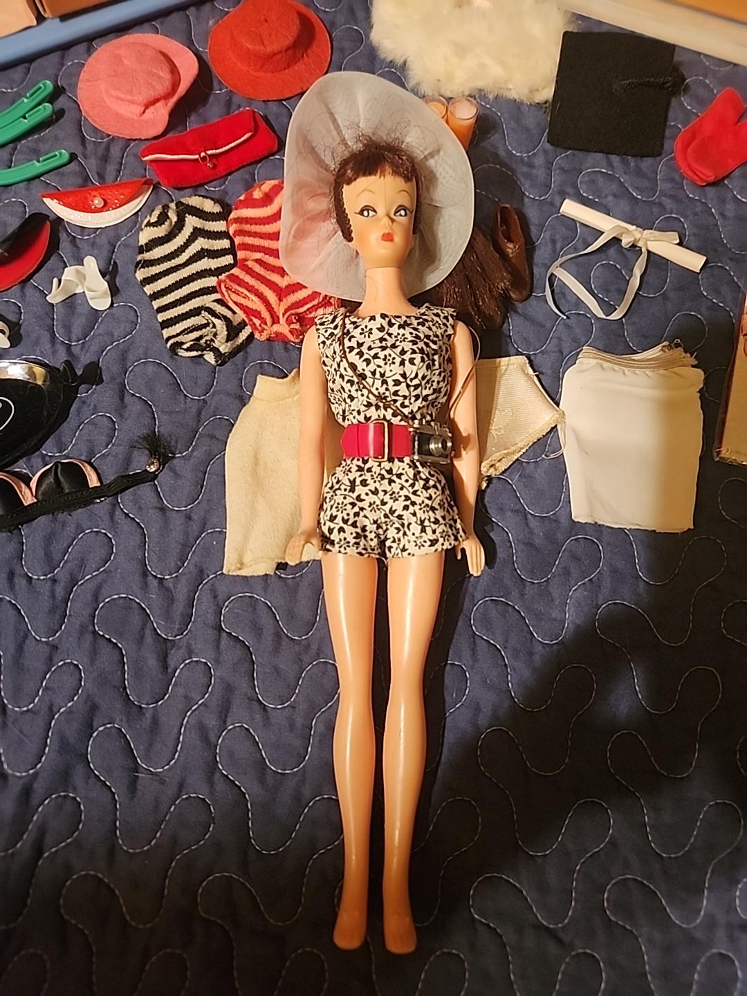 Vintage Mattel 1960s Ken and Clone Barbie, Clothes, Case and ...