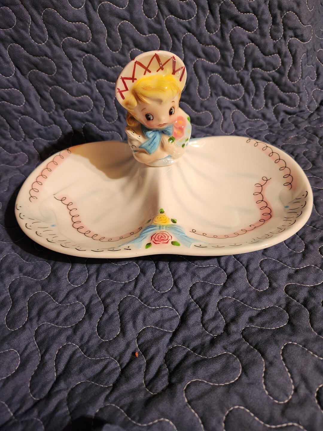 Lefton Miss Dainty Candy Dish - Etsy