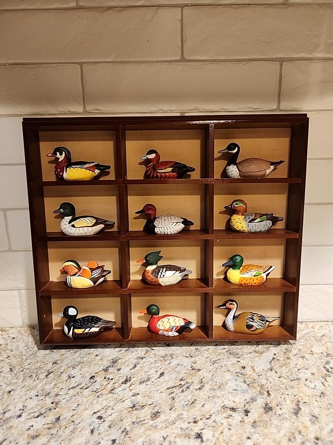 Vintage Enesco Duck Decoy Shadow Box IOB - Etsy