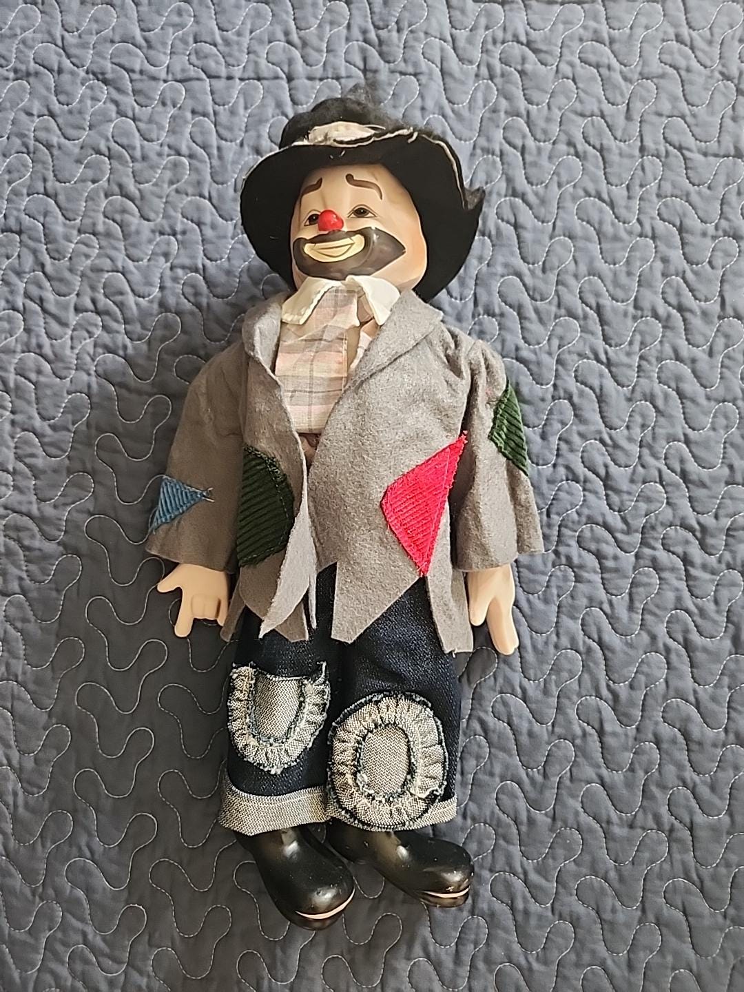 Vintage Heritage Porcelain Musical Wind up Hobo Clown Doll - Etsy