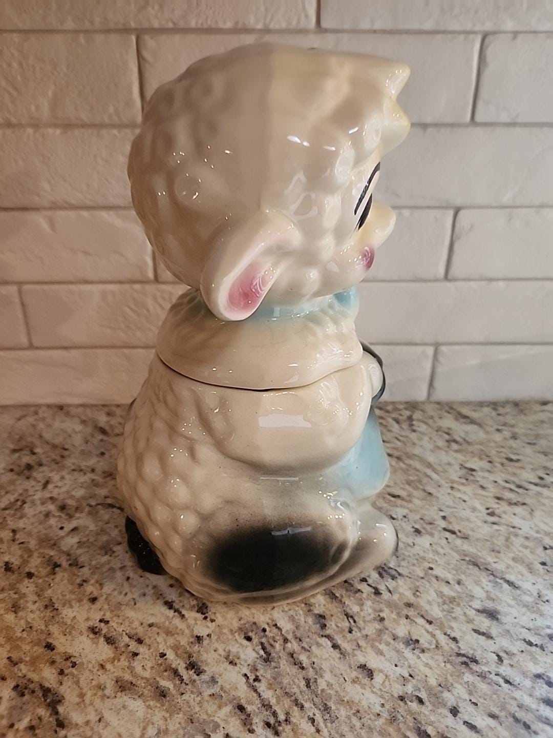 Vintage American Bisque Company Lamb Cookie Jar - Etsy