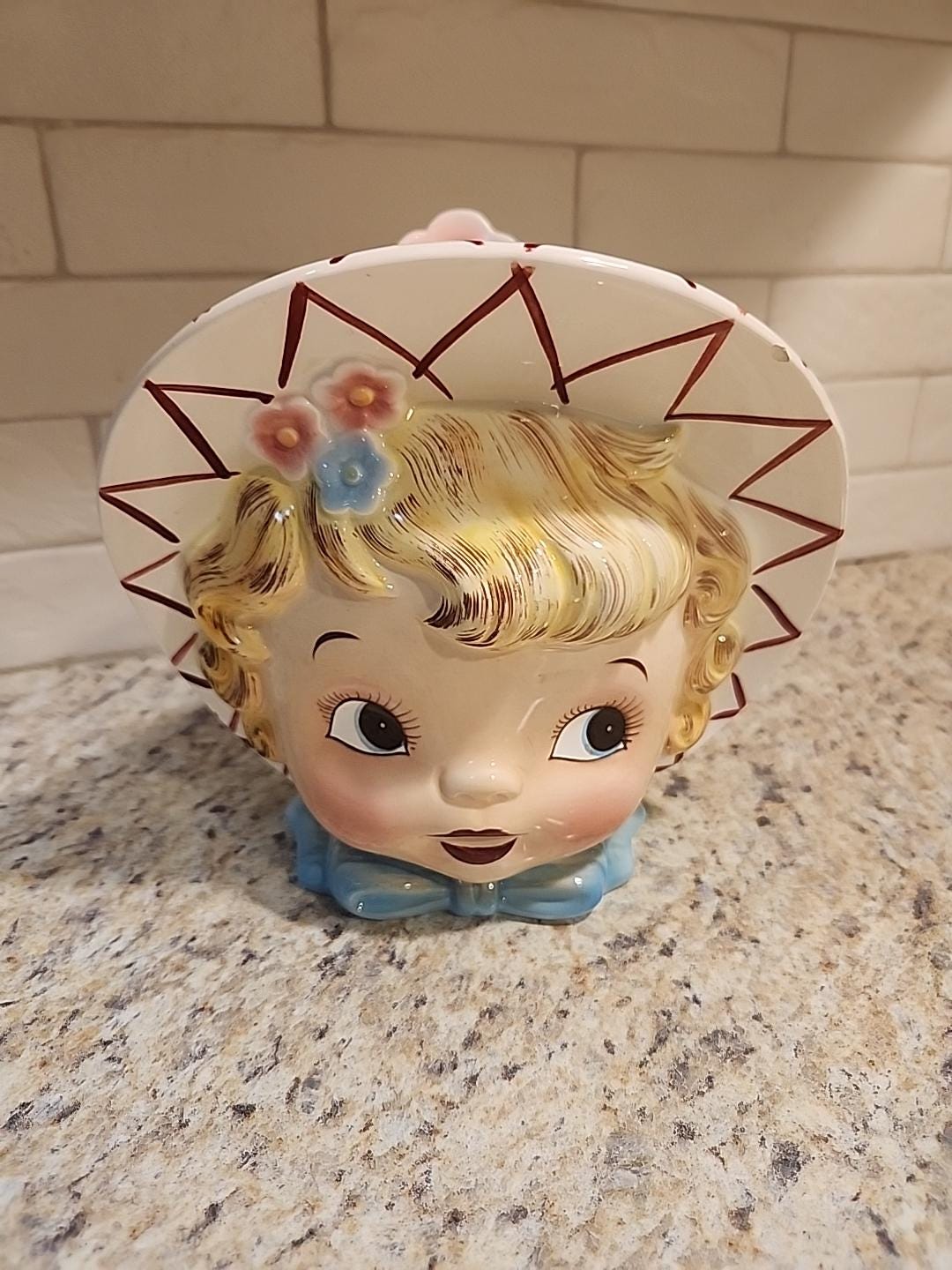 Vintage Collectible Lefton Miss Dainty Cookie Jar With Lid - Etsy
