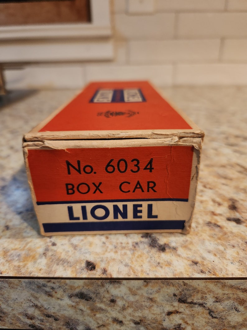 Vintage Lionel Electric Trains Box Car 6034 - Etsy