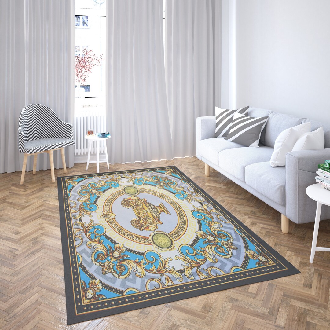 Floral Elegant Area Rug Home Decor great for Living Room - Etsy