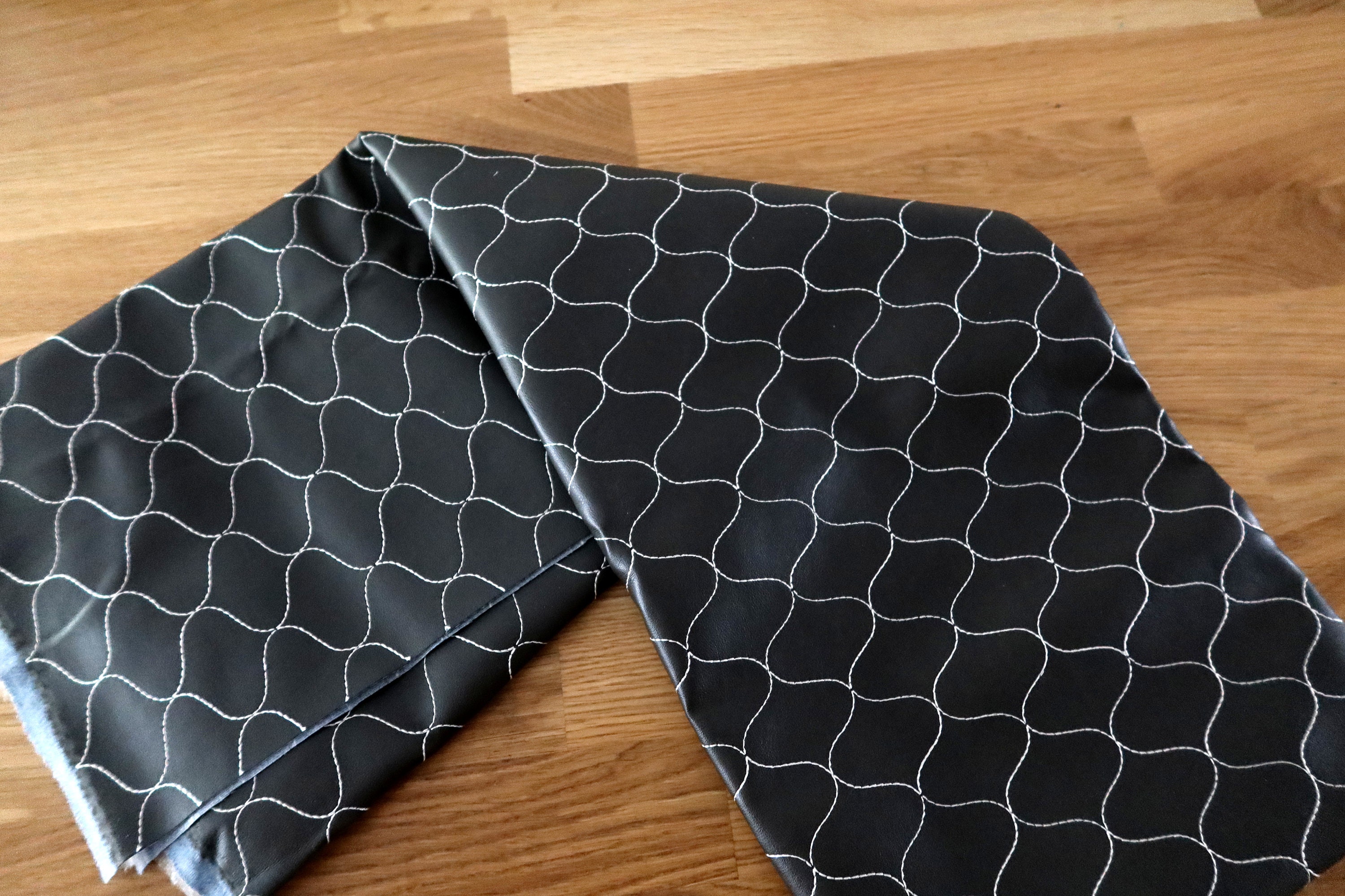 Vinyl and Leather Swatches. Small and Medium Fabric Swatches, Reclaimed ...