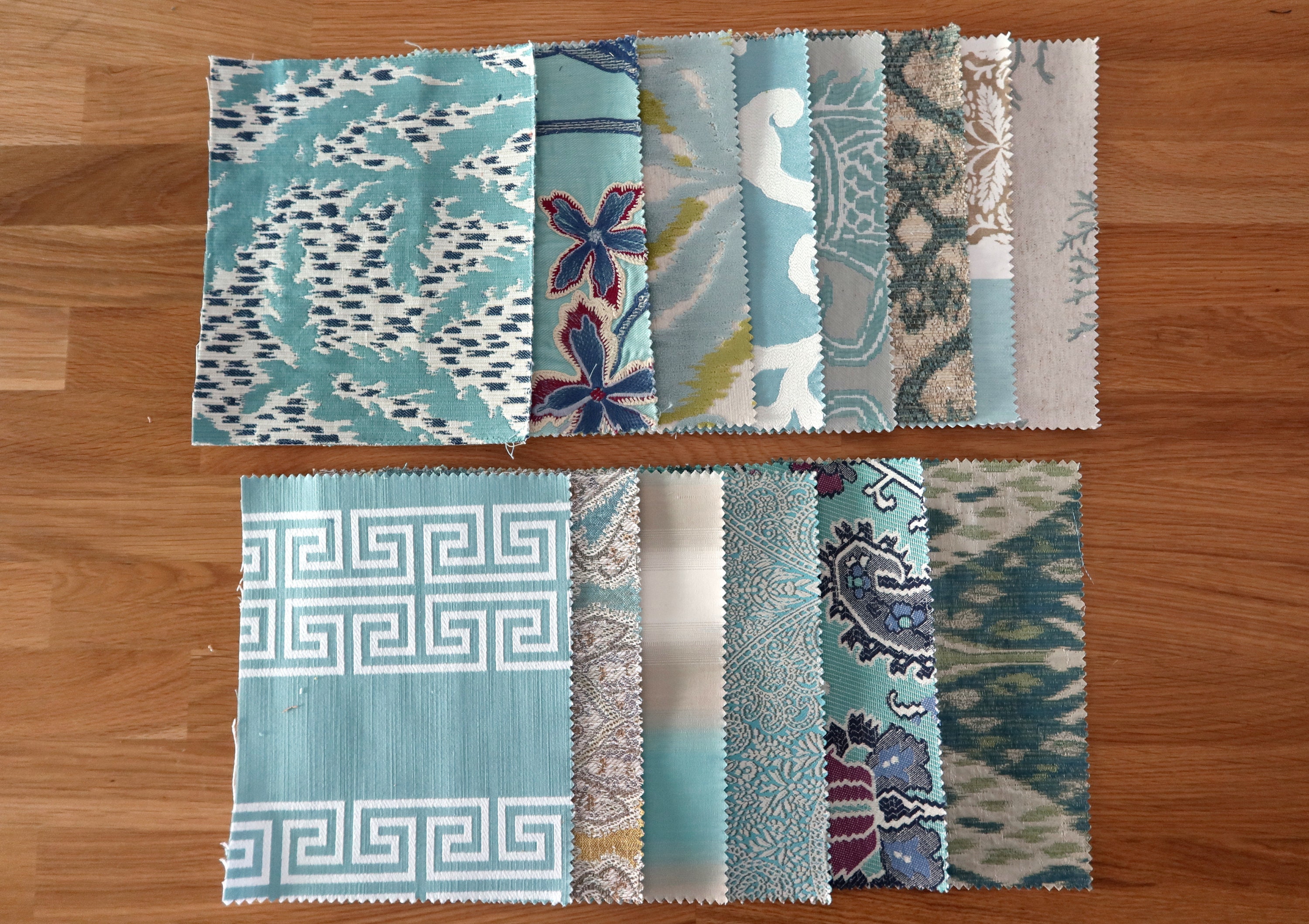 Printed Fabric Swatches, Robert Allen and Fabricut Upholstery Swatches ...