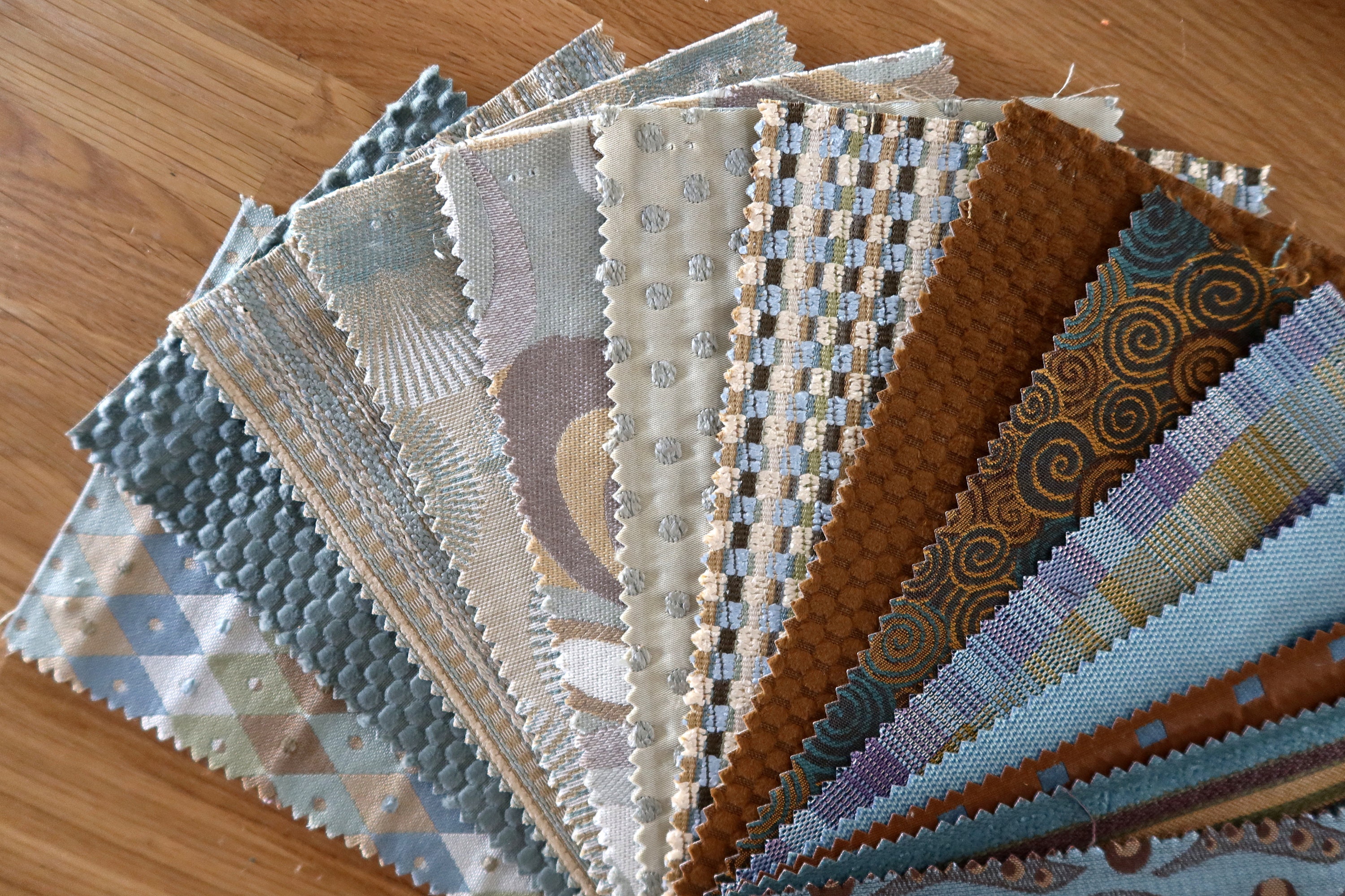 Pre-opened Small Swatch Book and Extras, Swatch Box With Small Sample ...